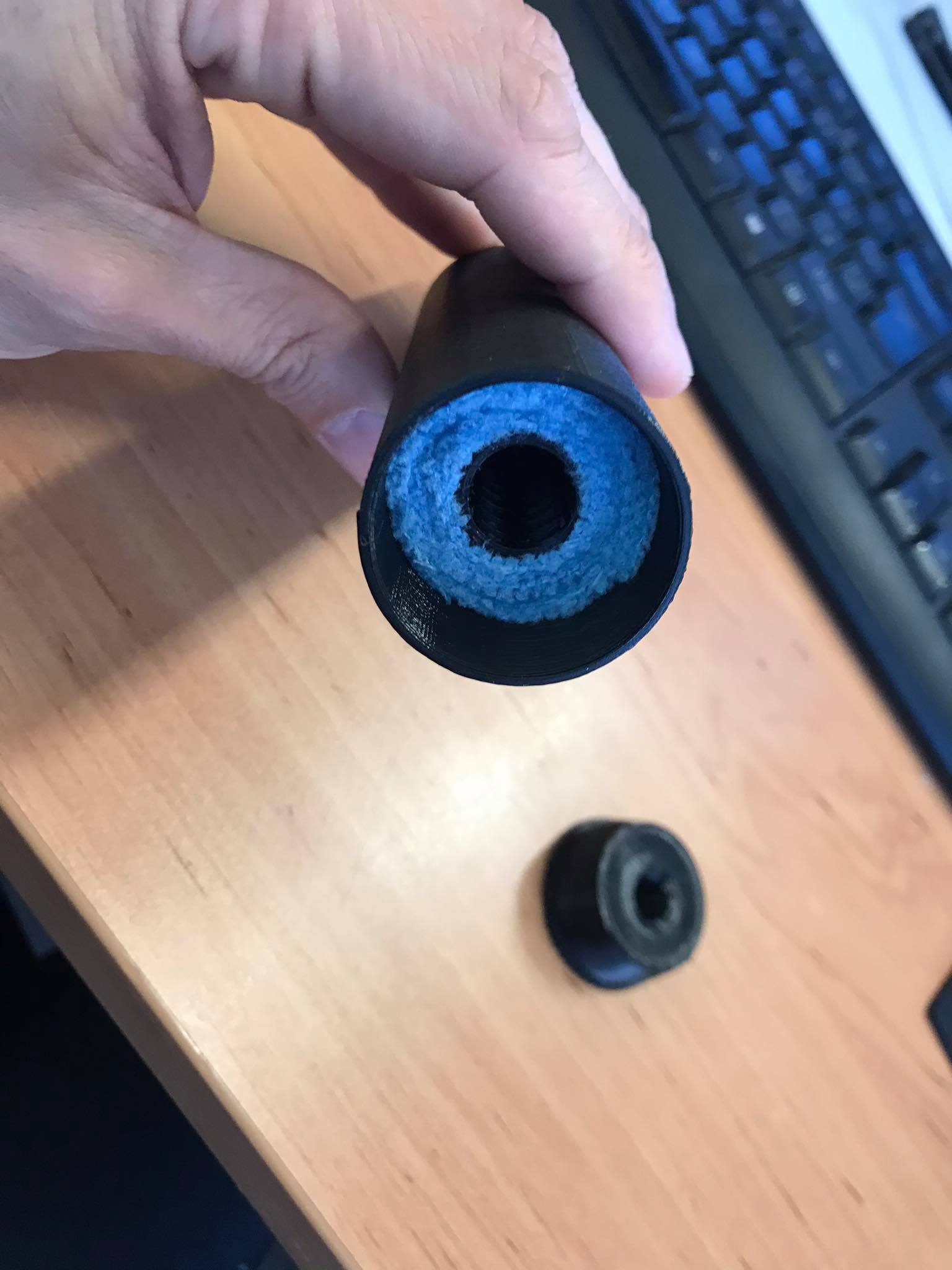 STL file SUPPRESSOR PCP AIRGUN Moderator Silencer UNF 1/2-20 🔫・Model to ...