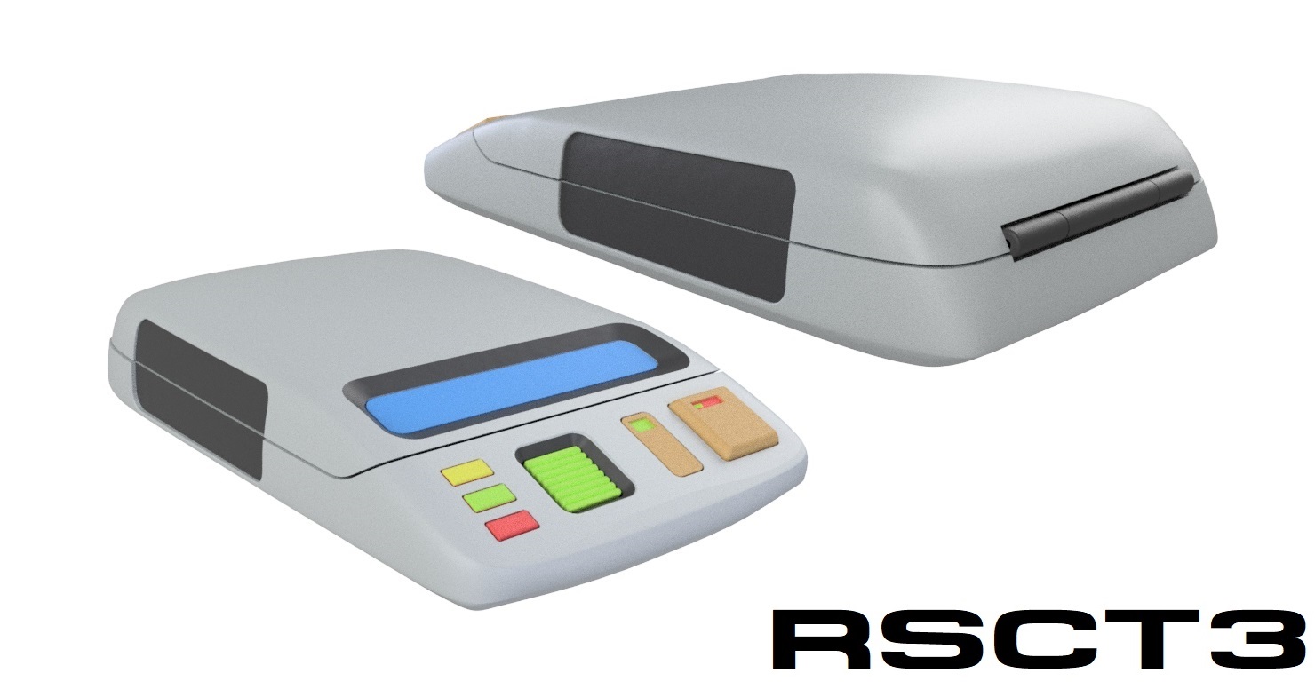 3D file Rick Sternbach TNG Concept Tricorder 3 Star Trek・3D printer ...