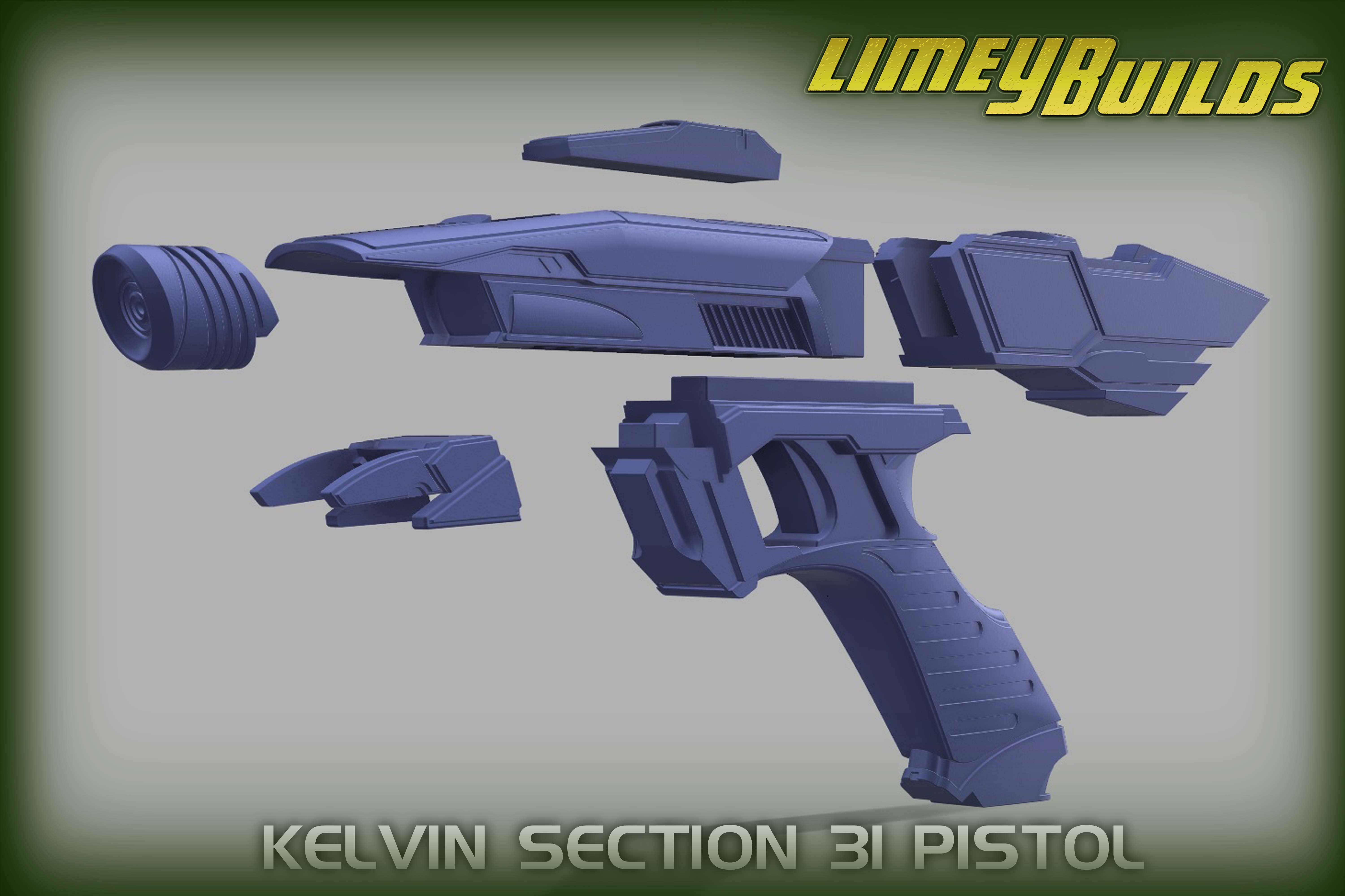 STL file Kelvin Section 31 Phaser 🖖・3D printing idea to download・Cults