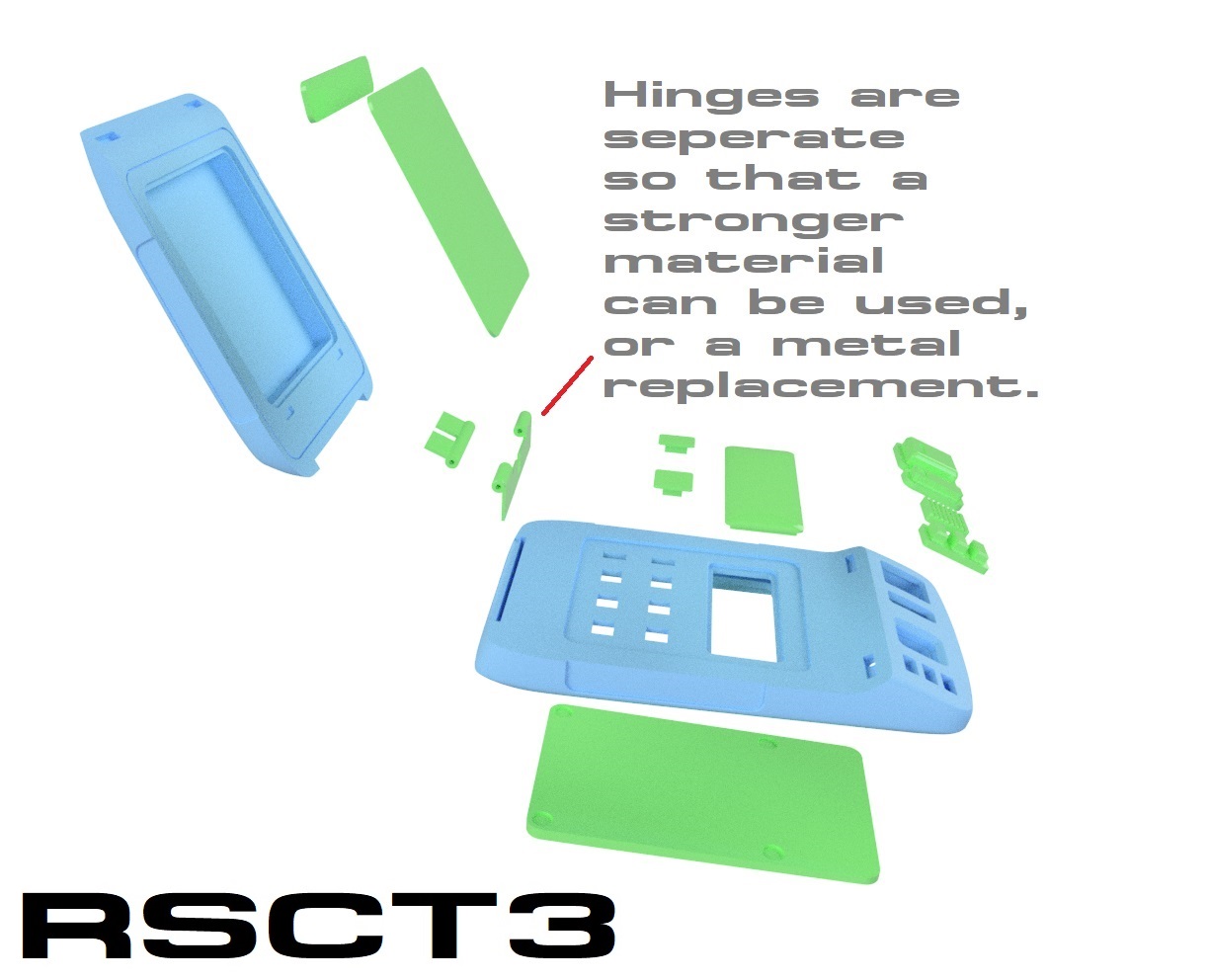 3D file Rick Sternbach TNG Concept Tricorder 3 Star Trek・3D printer ...