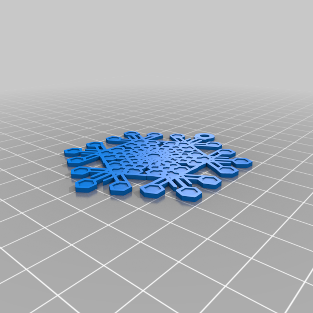 Free STL file Snowflake 2・3D print model to download・Cults