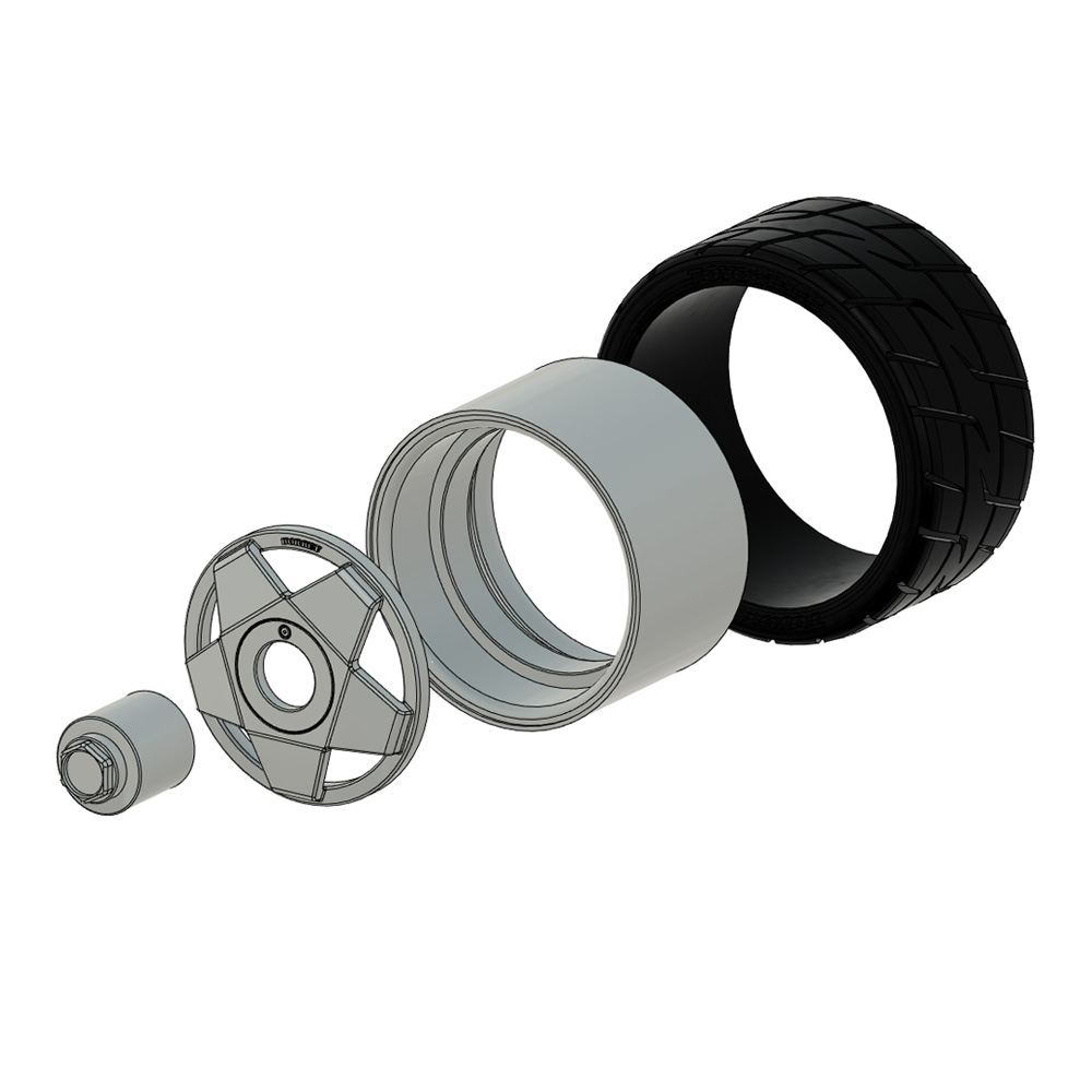 STL file Borbet Classic A Style - Scale Model Wheel set - 17-18" - Rim ...