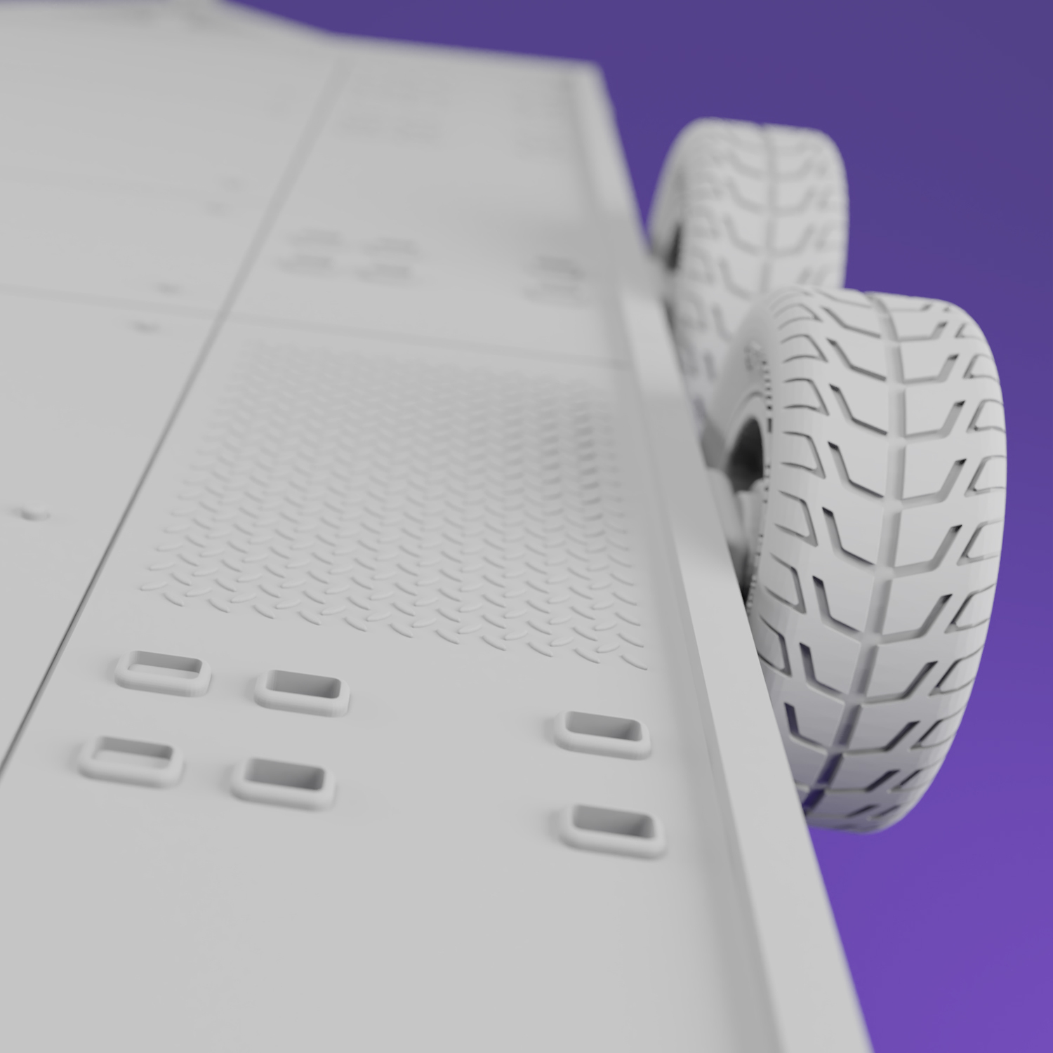 STL file Car Trailer - Long Style - 1:24 - scale model accessories 🚗 ...