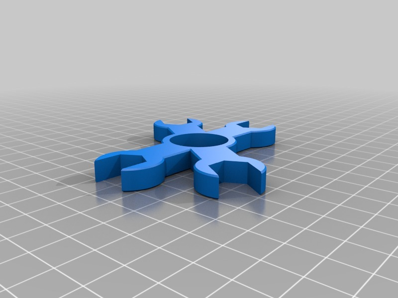 Free 3D file Fidget Spinner for Mechanics. Crossed Wrenches・3D printing ...