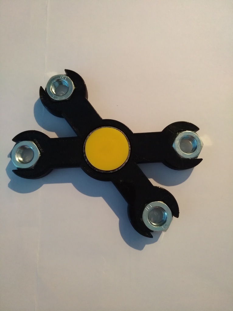 Free 3D file Fidget Spinner for Mechanics. Crossed Wrenches・3D printing ...
