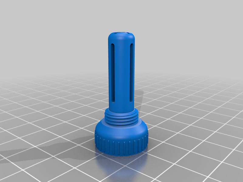 Free STL file LM8UU Bearing Greaser Nozzle (with caps. Fits on to 100ml ...