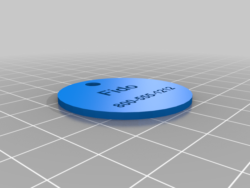 Free STL file Customizable Dog Tag with Embossing・3D printable design ...