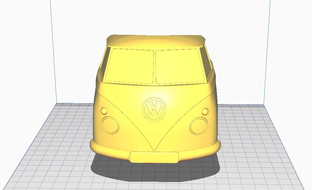 Archivo STL maceta combi vw・Plan imprimible en 3D para descargar・Cults