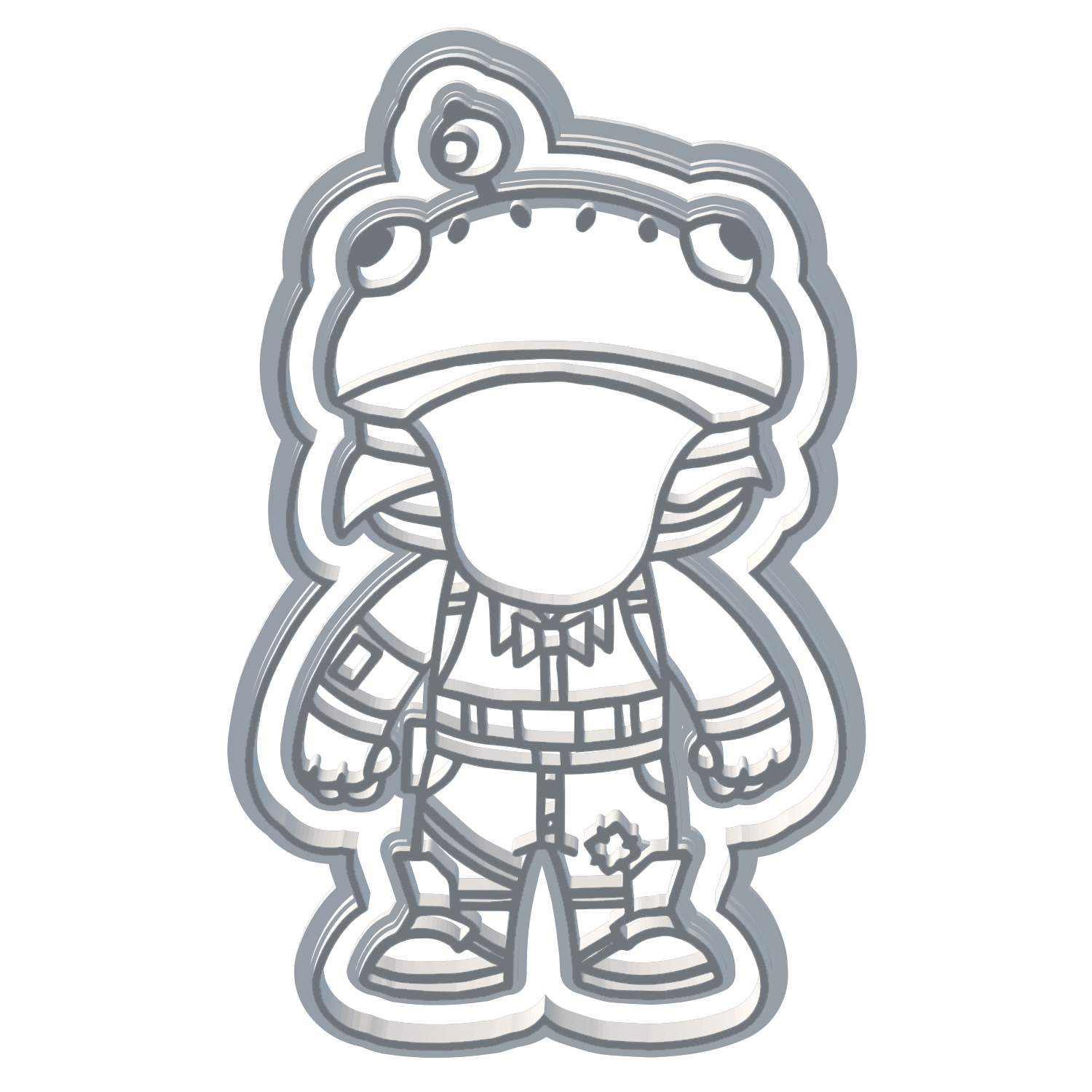 STL file Fortnite Beef Boss Cookie Cutter (Premium)・3D printing idea to ...