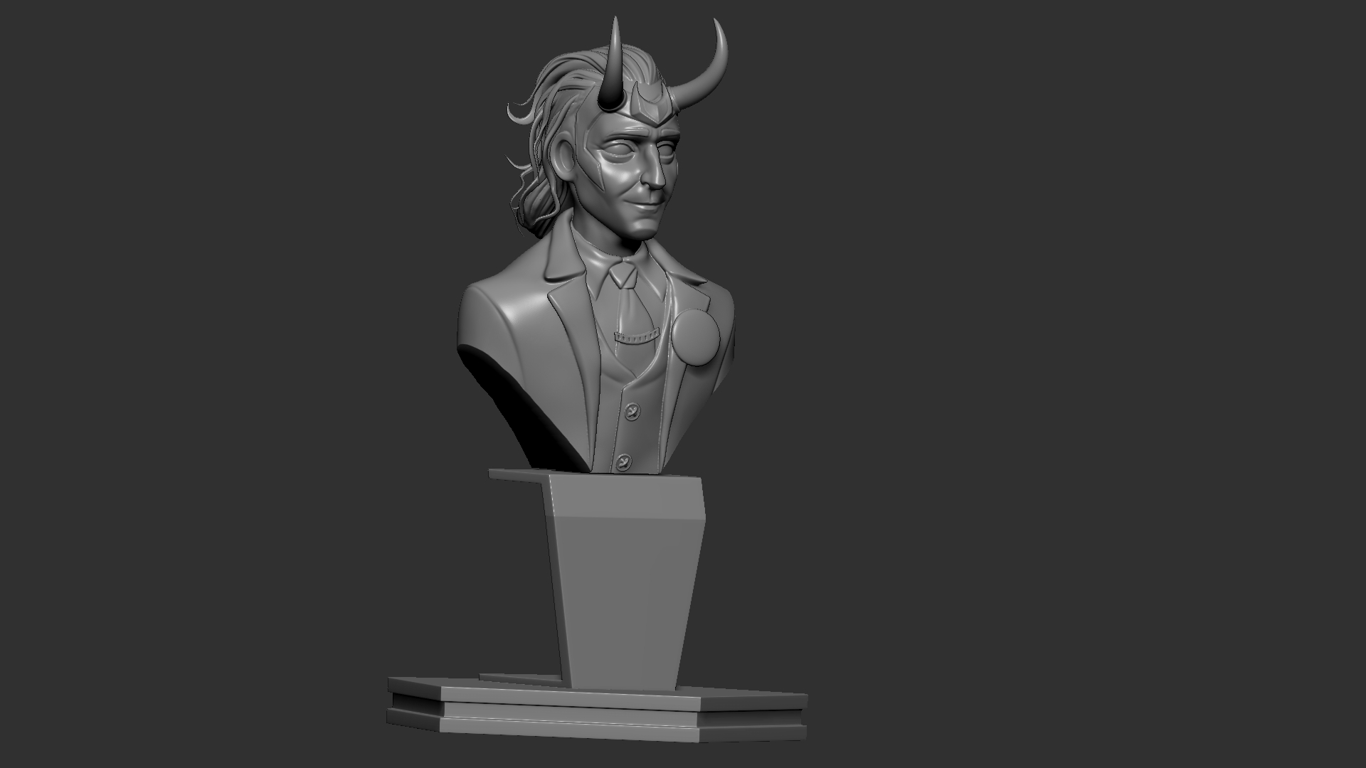 OBJ file Loki stylized model 🎲・3D print model to download・Cults