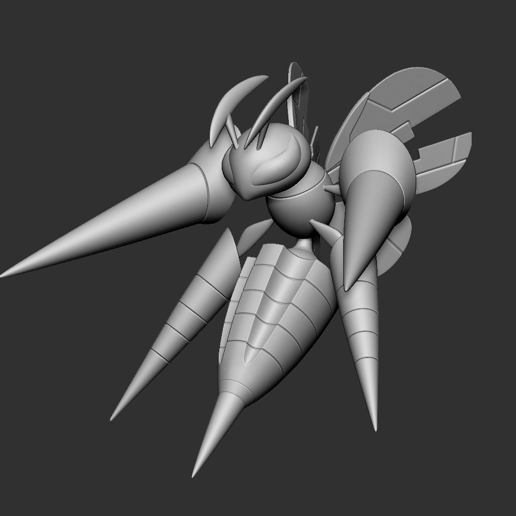 STL file Mega beedrill pokemon・3D printing design to download・Cults