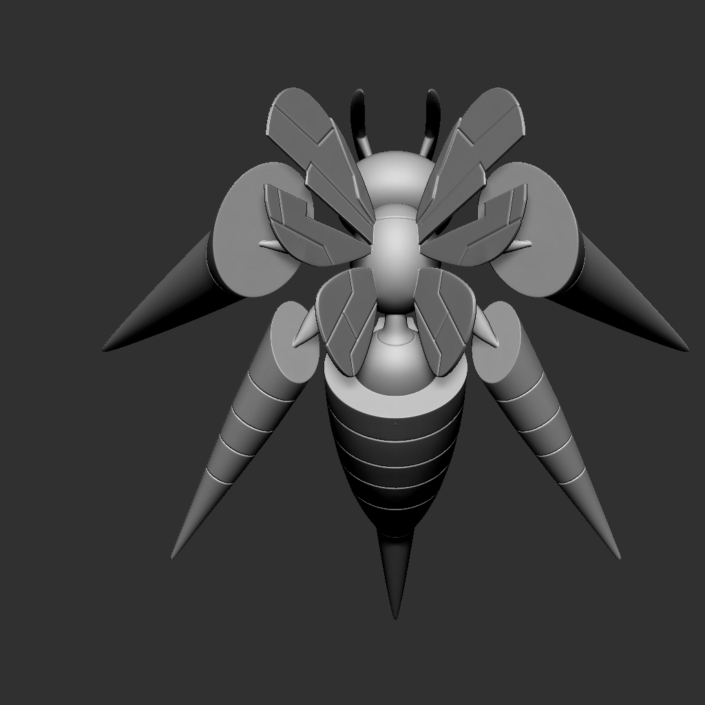 Archivo STL Mega beedrill pokemon 🐉・Diseño para descargar y imprimir en ...