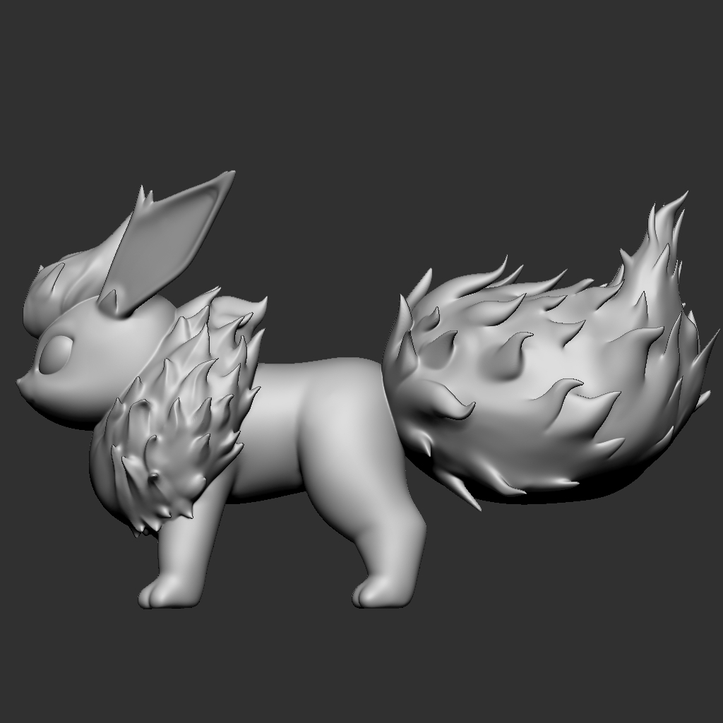 STL file flareon pokemon 🐉・3D print design to download・Cults