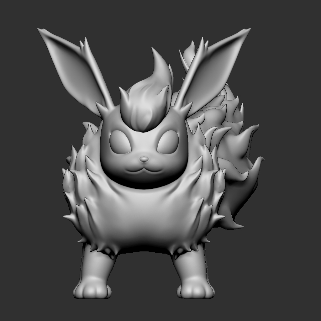 STL file flareon pokemon 🐉・3D print design to download・Cults