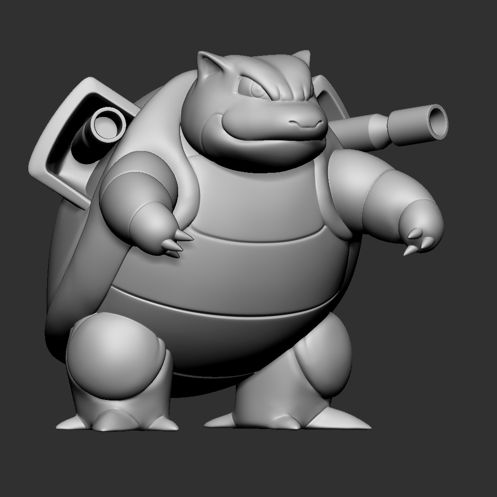 STL file blastoise pokemon 🐉・3D printable design to download・Cults