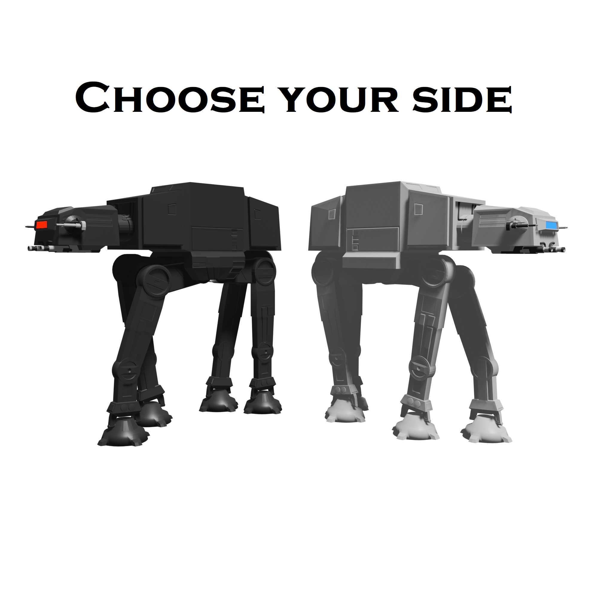 Free STL file AT AT Star wars ⭐・3D printing idea to download・Cults