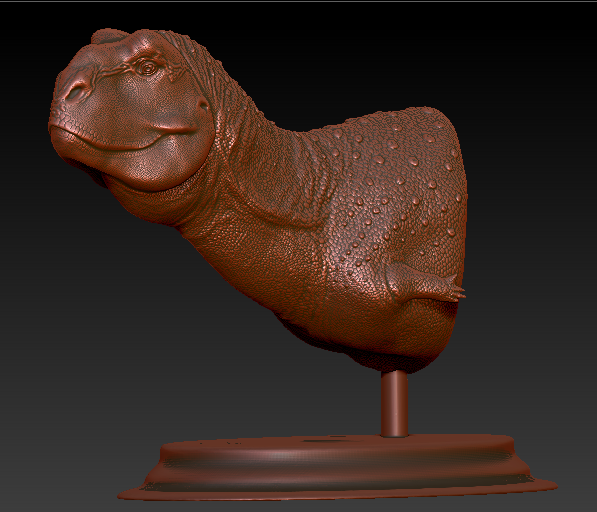 Free STL file Pycnonemosaurus nevesi Bust・Model to download and 3D ...