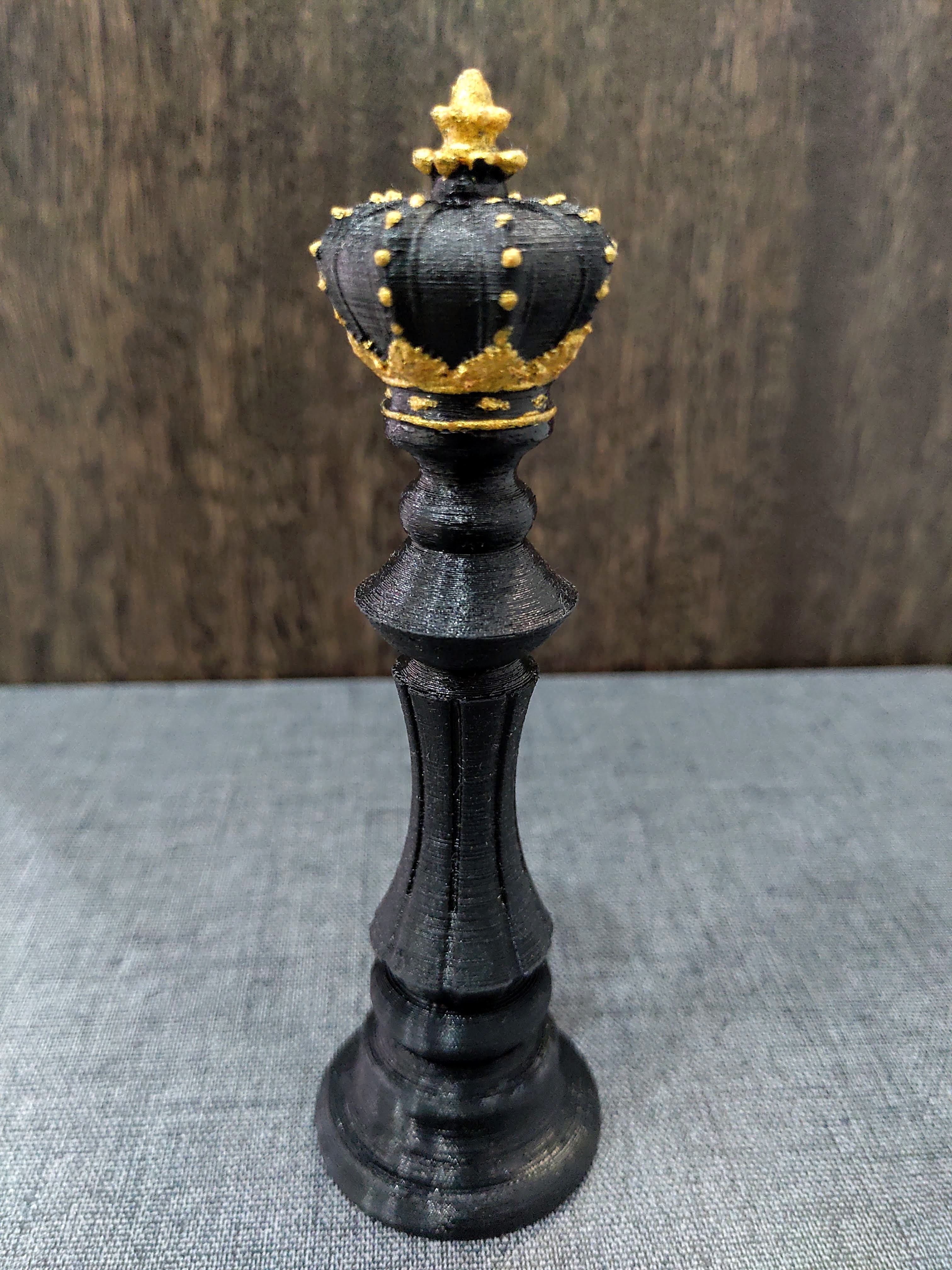 STL file chess king・3D printer model to download・Cults