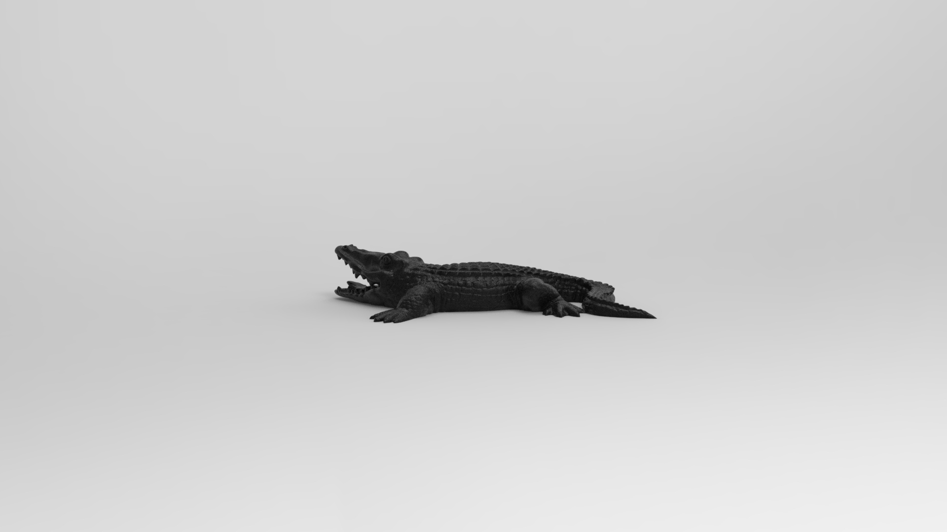 STL file Crocodile 🐊・3D print design to download・Cults