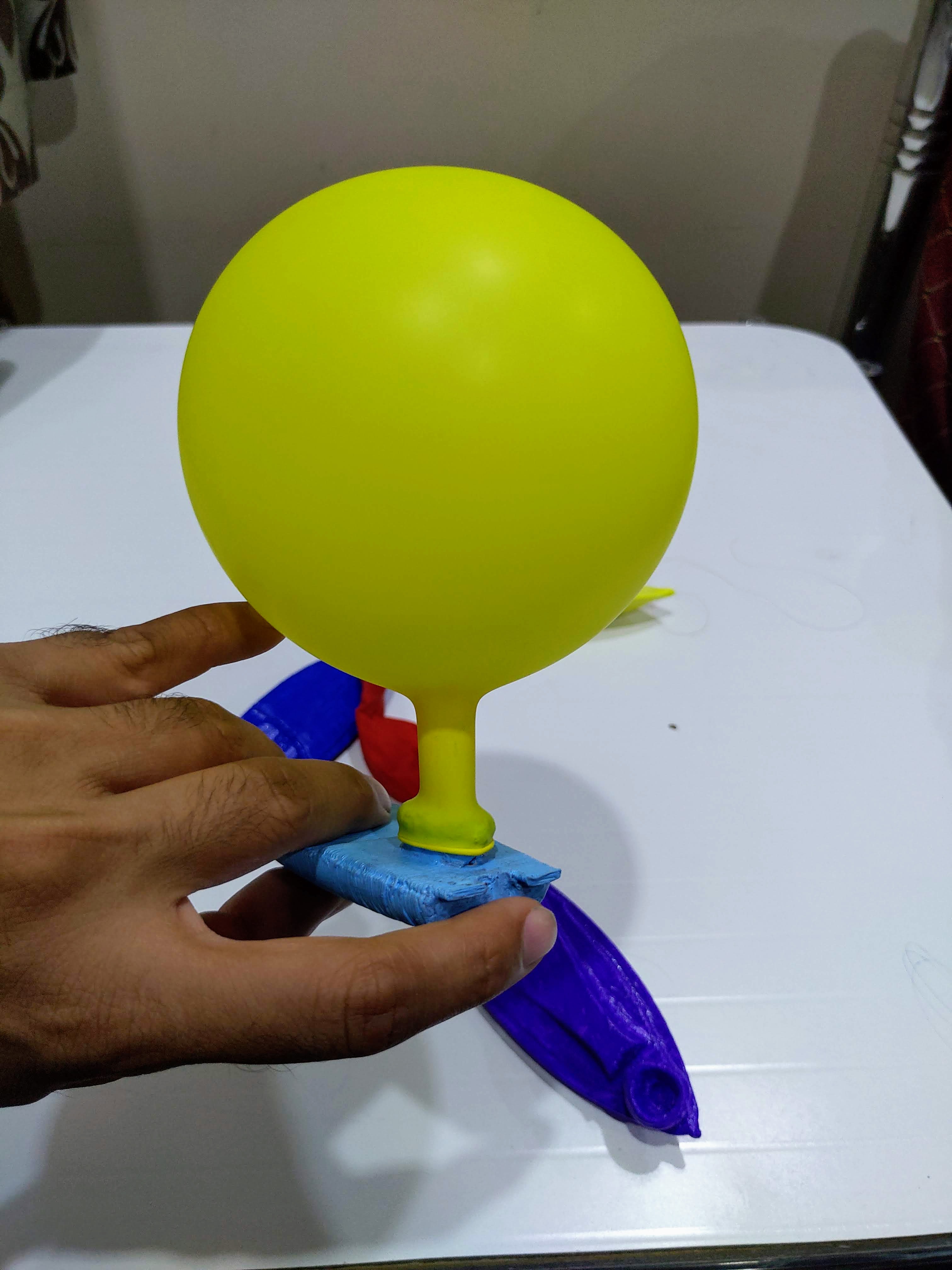 STL file SPEED BOAT (BALLOON BOAT) 🛥️・3D printing model to download・Cults