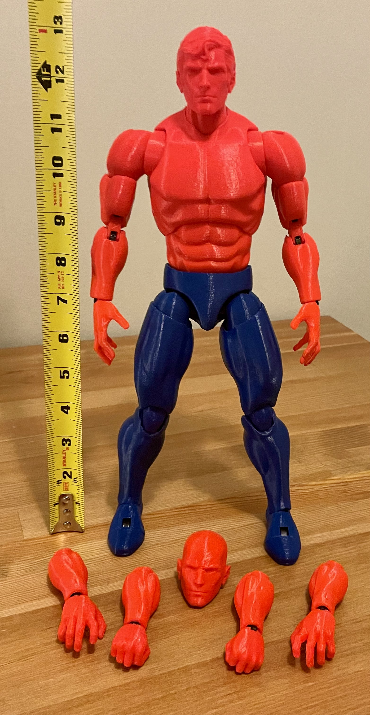 3D printer ZIPGUY ALPHA ZIP-TIE ACTION FIGURE - MESOMORPH • made with ...