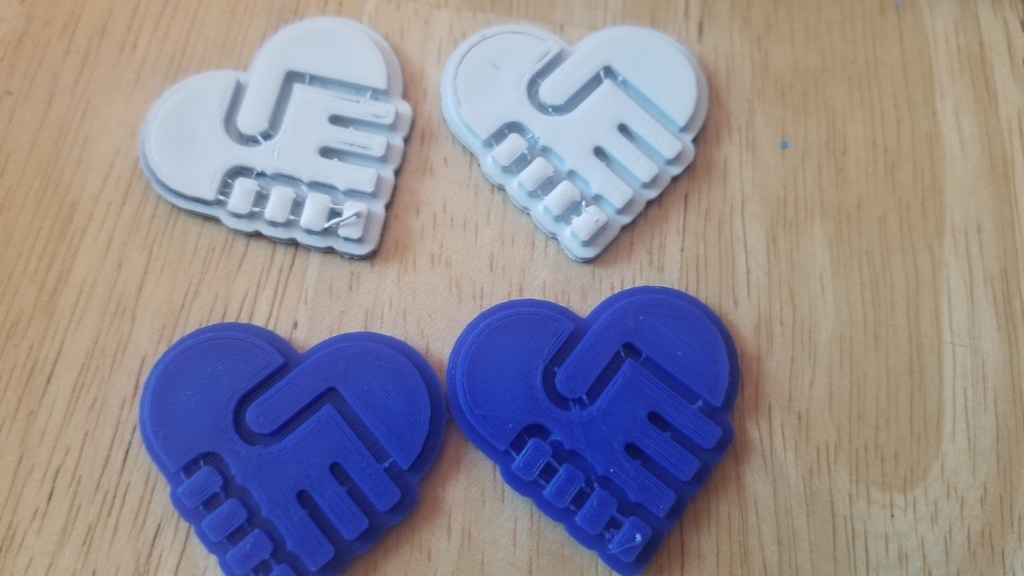 Free 3D file Heart handshake・3D print object to download・Cults