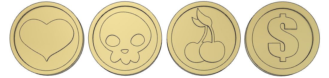 STL file [CARTOON] Coin Game Pack 🪙・3D printer design to download・Cults