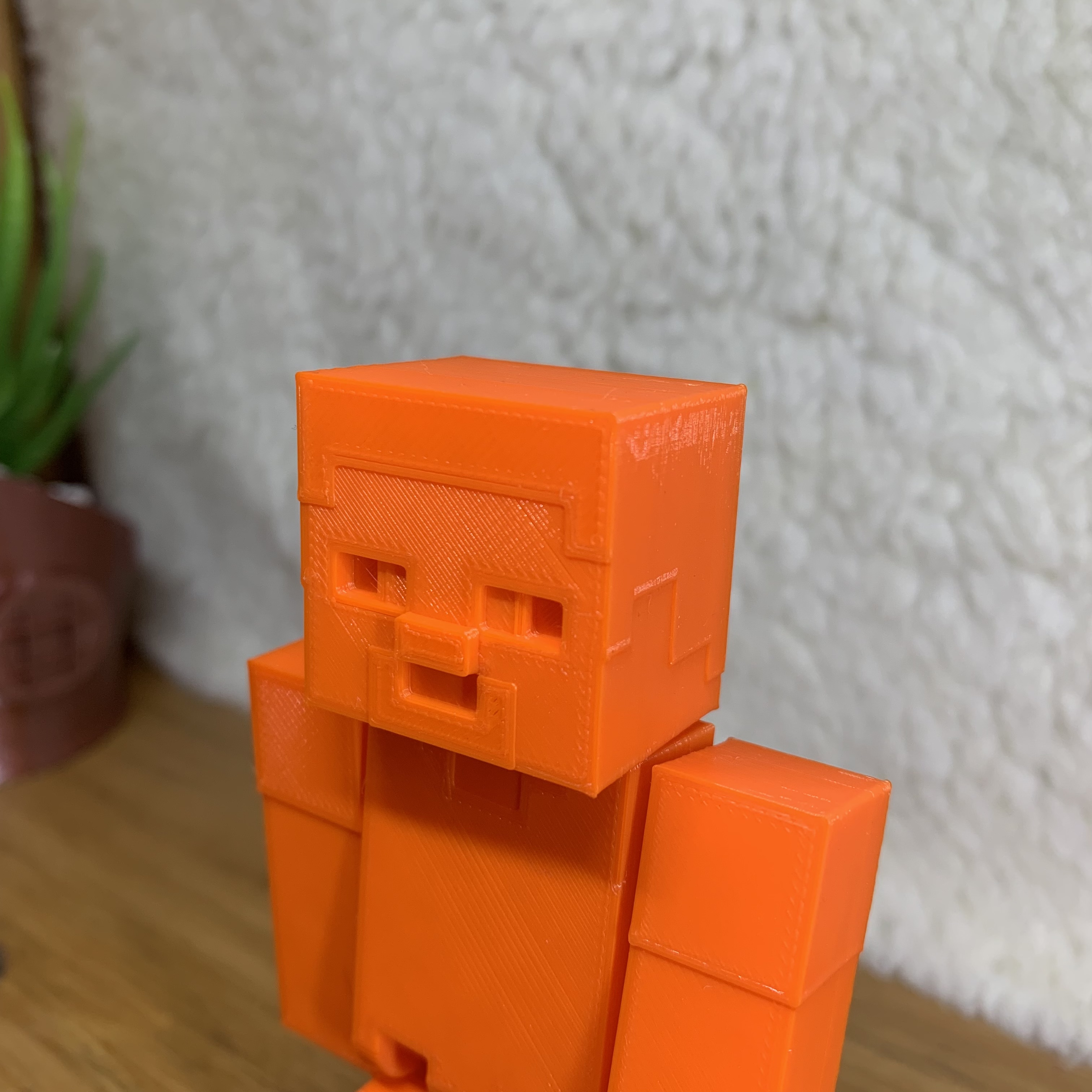 STL file MINECRAFT STEVE FLEXING FLEXIBLE 👌・3D printing template to ...