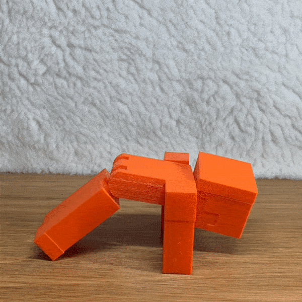 STL file MINECRAFT STEVE FLEXING FLEXIBLE・3D printing template to ...