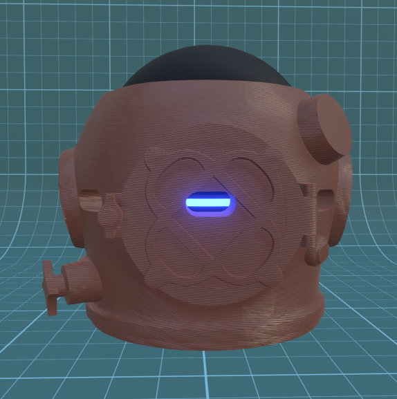 STL file ALEXA ECHO DOT HOLDER SUPPORT BASE DIVING HELMET・3D printer ...