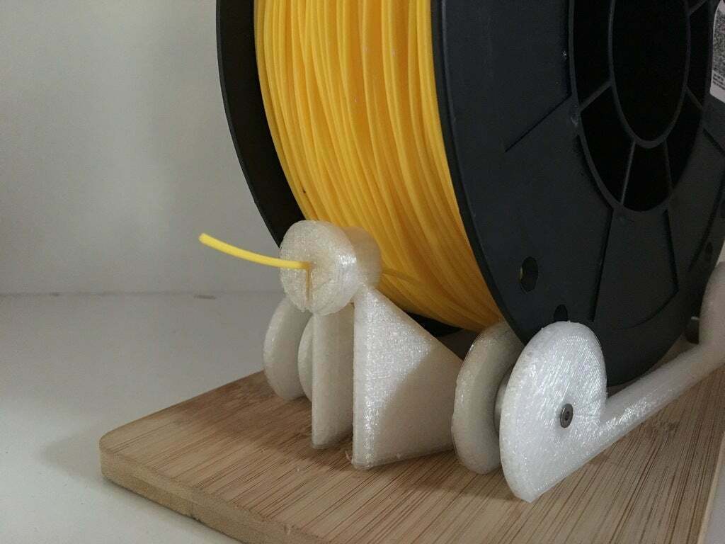 Free STL file Filament Spool Holder with Dustfilter 🪢・Design to ...