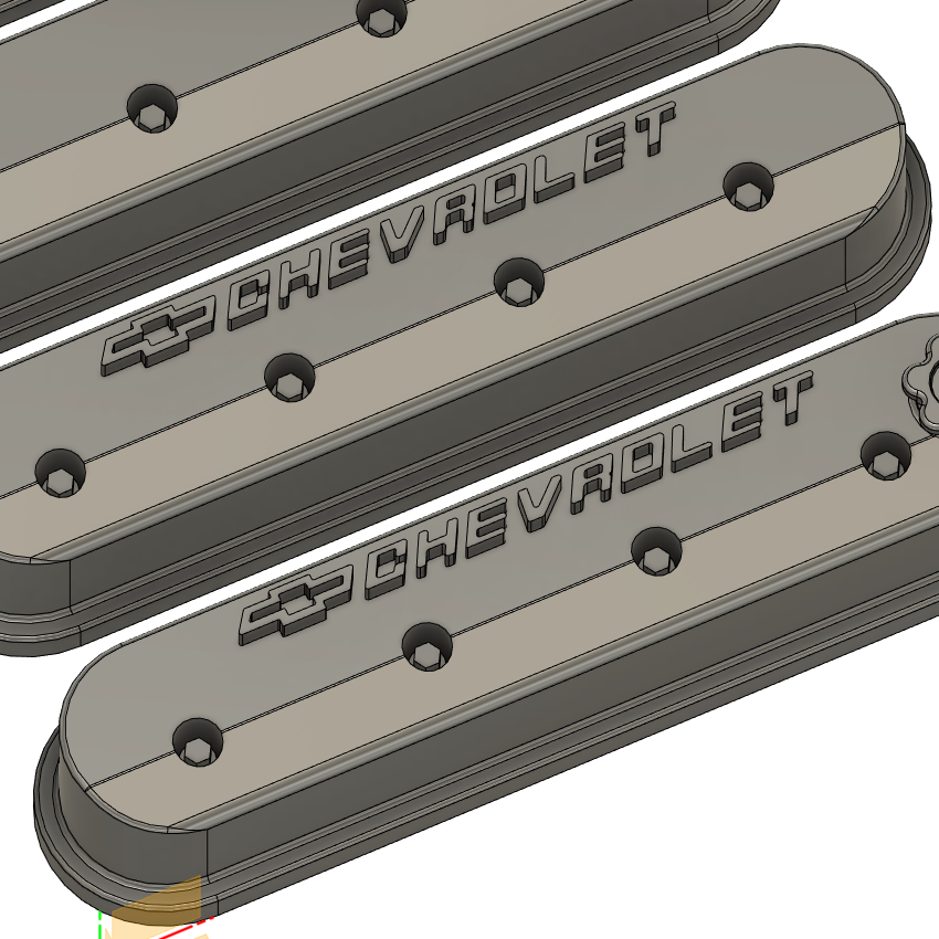 STL file GM LS Tall valve covers *WORK IN PROGRESS* 🚙・Model to download ...