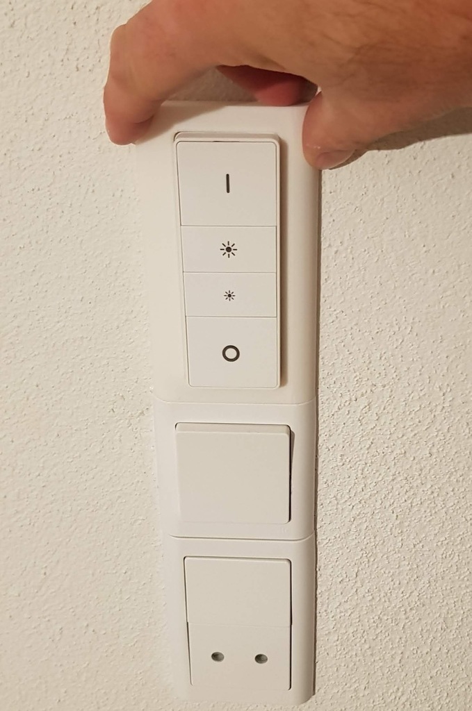 Free STL file Hue Dimmer switch wall mount for FUGA softline design.・3D ...