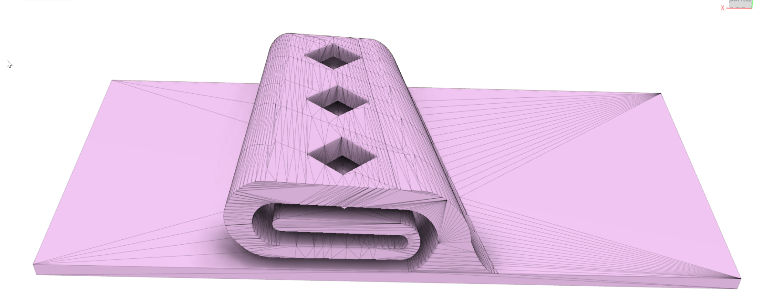 Free STL file fabric folder for sewing rolled hems・3D print design to ...