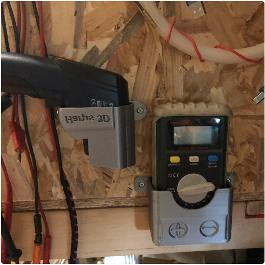 Free 3D file support mural multimètre, wall mount multimeter 🧑‍🔧・Model ...