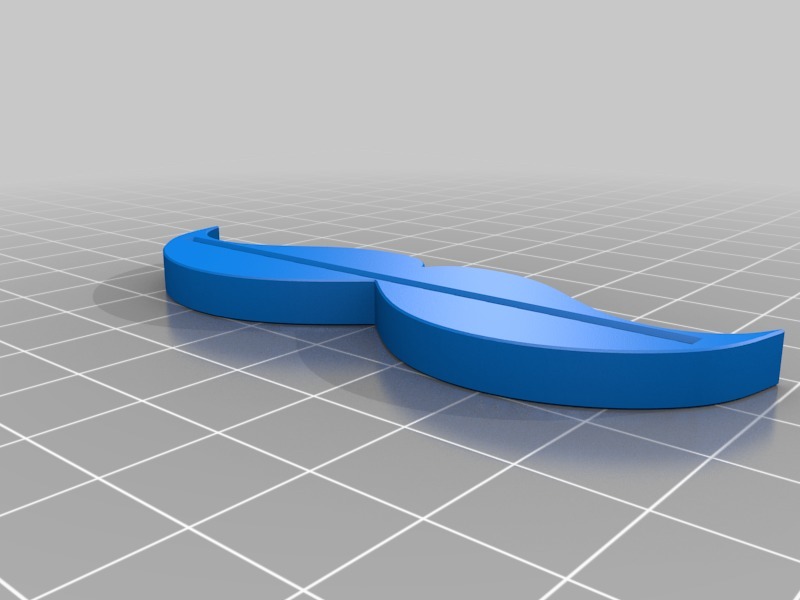 Free 3D file Mustache Toothpaste Squeezer・3D printing idea to download ...