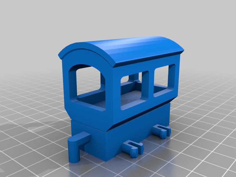 Free STL file Train Set with windows 🚆・3D printing idea to download・Cults