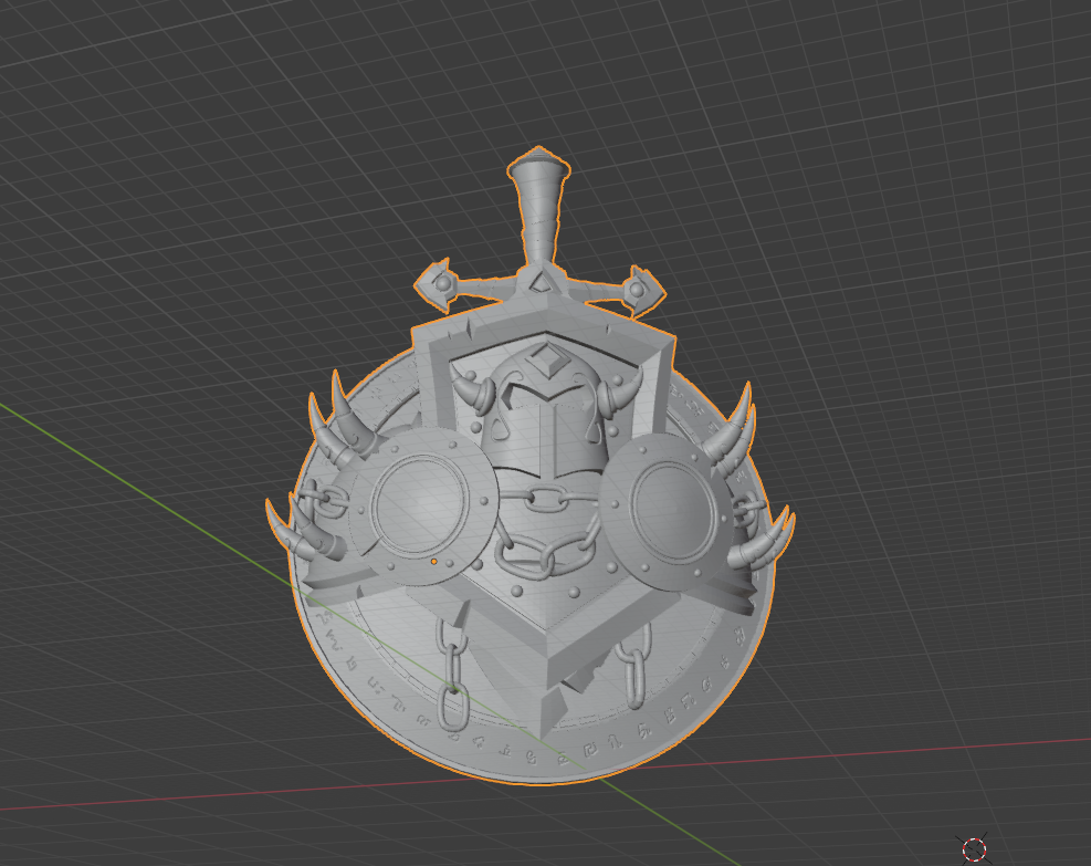 STL file World of Warcraft Warrior Badge - Class Icon・Model to download ...