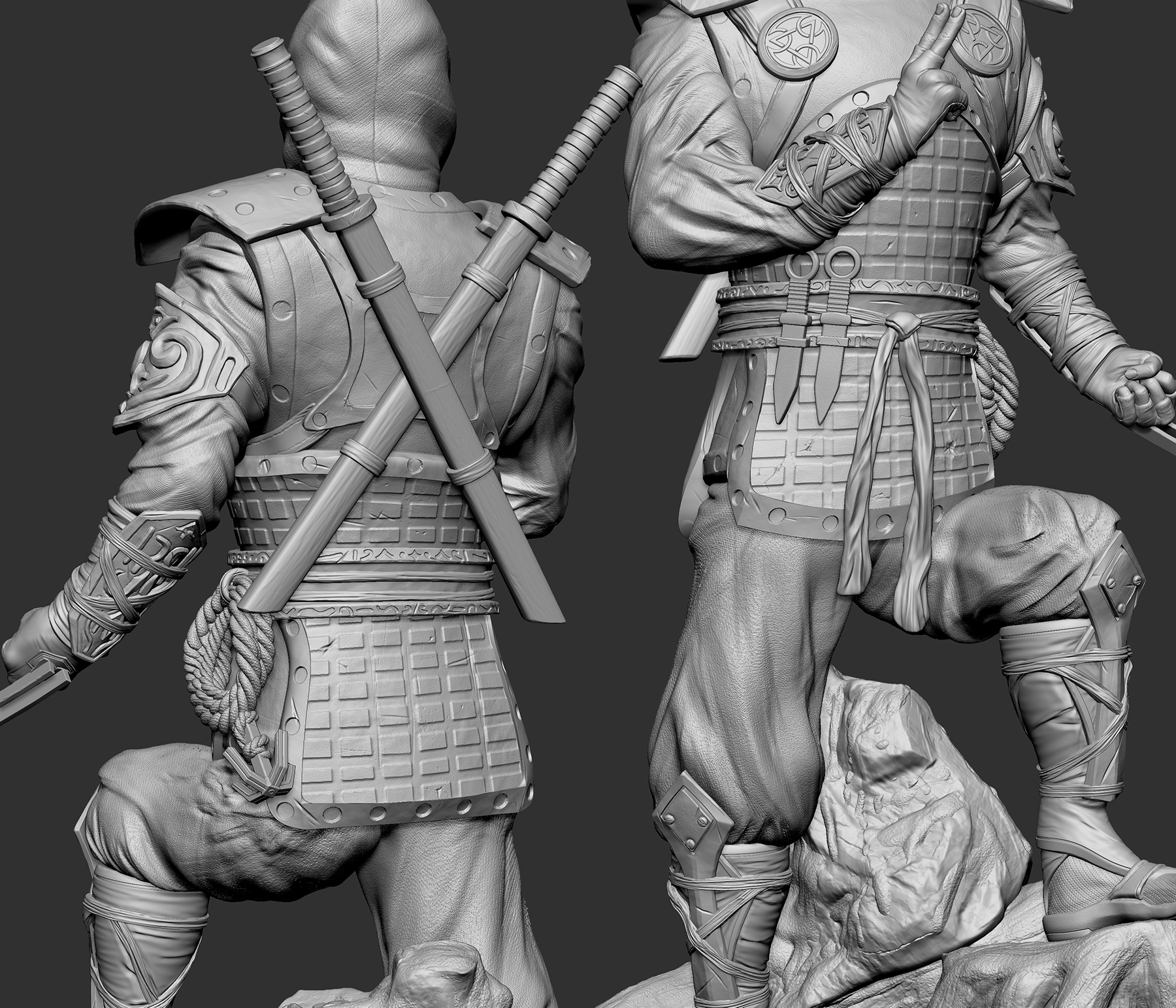 3D file Ninja Sub Zero 3D Stl 🥷・3D printing template to download・Cults