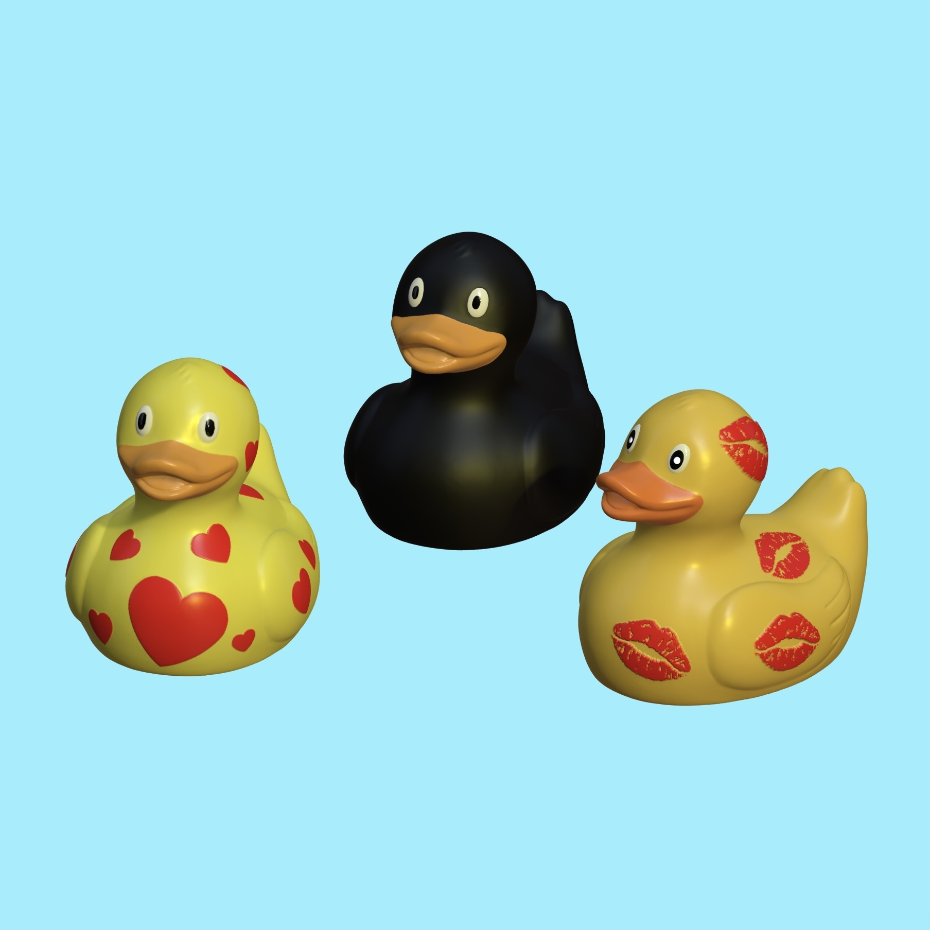 STL file Bath ducks : 3 models・3D print design to download・Cults