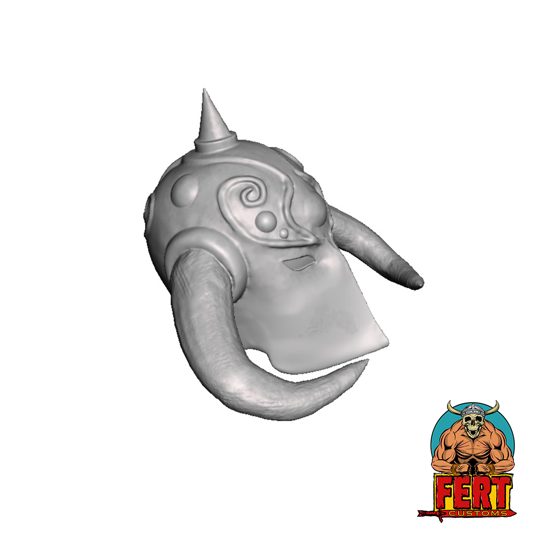 STL file Death Dealer v.1 custom head motu origins classics・3D ...