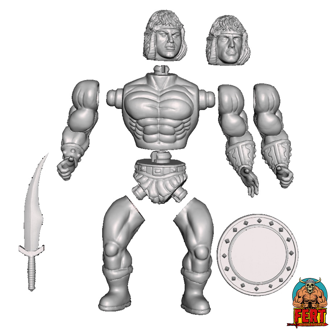 3D file Combo He-Man bootleg Rambo motu vintage Galaxy Warriors・Design ...