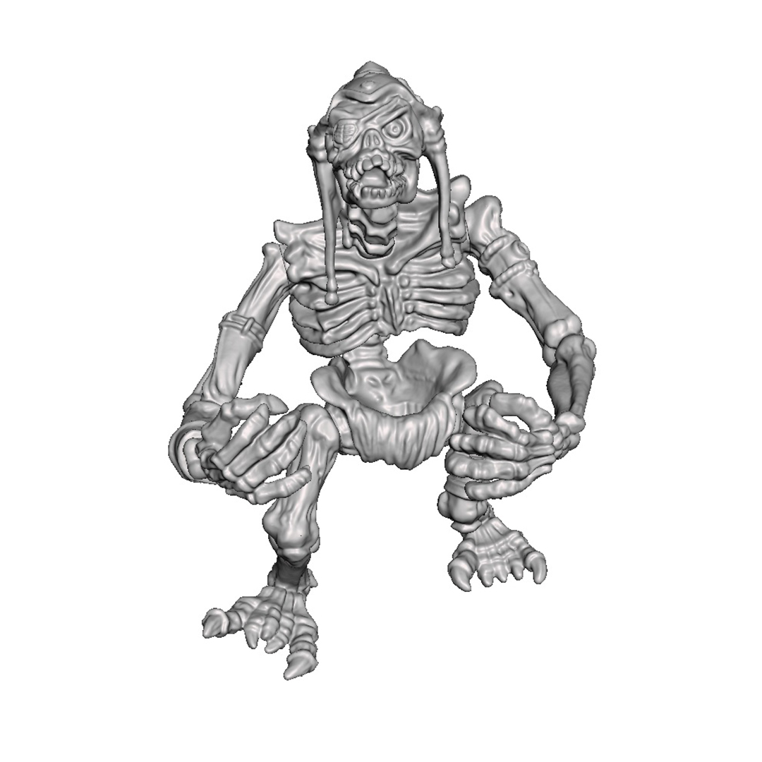 3D file Skeleton Warriors DAGGER 1994 Playmates toys・3D print design to ...