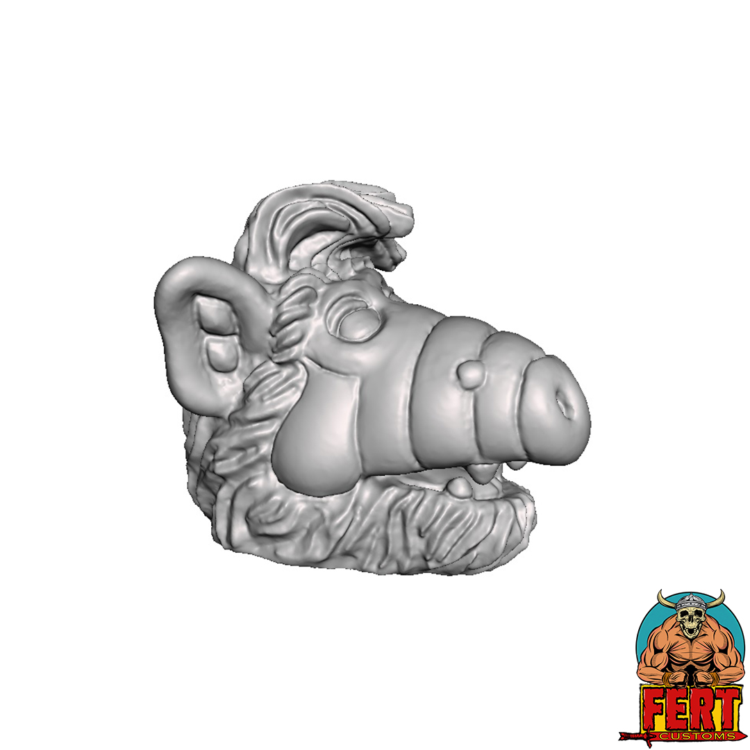 STL file Alf custom head motu origins / classics・Model to download and ...
