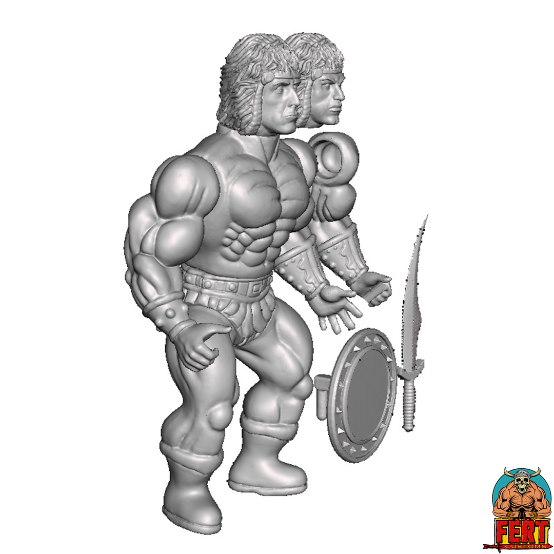 3D file Combo He-Man bootleg Rambo motu vintage Galaxy Warriors・Design ...