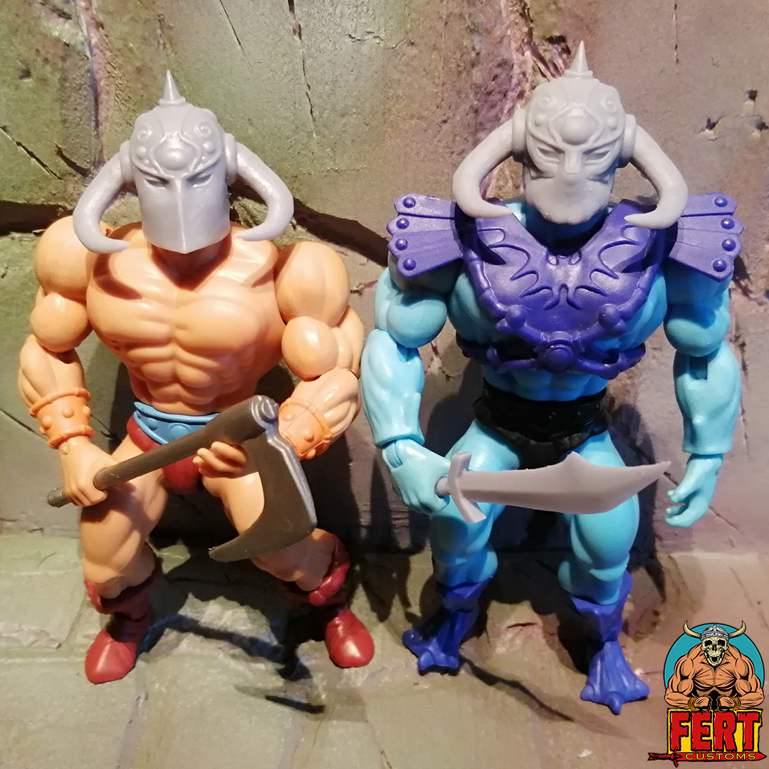 Death Dealer v.2 custom head motu origins classics impreso en 3D ...