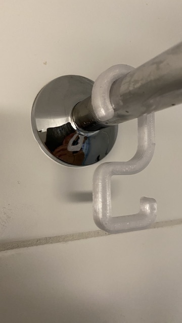 Free 3D file Shower Rail Hook・Design to download and 3D print・Cults