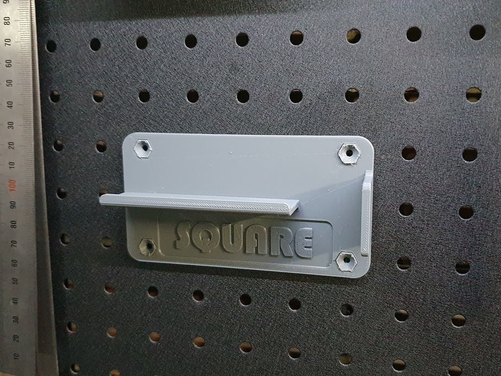Free 3D file Pegboard Square Holder 🟪・3D printable design to download・Cults