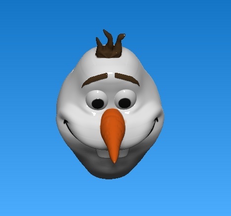 Файл STL Olaf Keychain・3D-печатная модель для загрузки・Cults