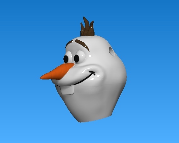 Файл STL Olaf Keychain・3D-печатная модель для загрузки・Cults